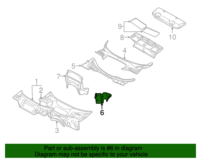 51488234458 - 2000-2003 BMW Z8 Sound Absorber (51-48-8-234-458) | BMW ...