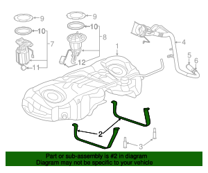 2005-2021 Mopar Mount Strap - Passenger Side (RH) 4578652AB ...