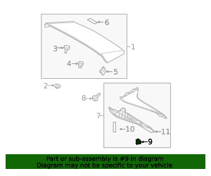 2010-2025 Toyota Body Side Molding Clip 90467-08224 | Toyota Parts Center