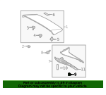 90467-08224 - Body Side Molding Clip - 2010-2025 Toyota | OEM Genuine ...