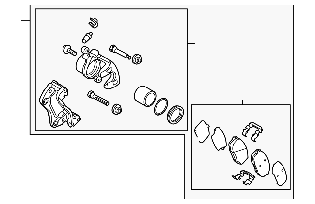 58110-A7210 - Caliper Assembly 2014-2018 Kia | Kia.Parts Store