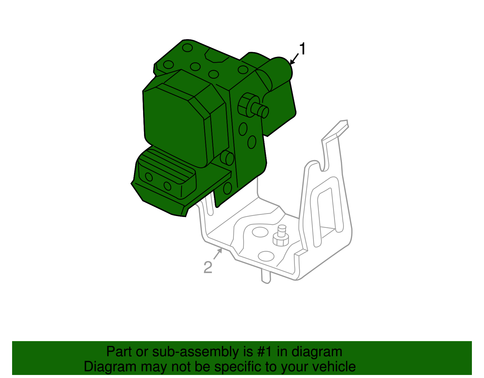 F1Y3-43-7A0C - 2004-2008 Mazda RX-8 - ABS Control Unit | Mazda Part Direct