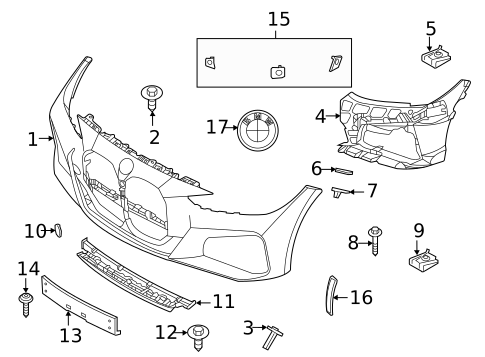 Bumper & Components - Front for 2022 BMW 430i | getBMWparts