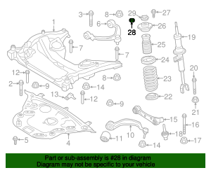 32216769539 - 2000-2024 BMW Top Nut (32-21-6-769-539) | BMW of South ...