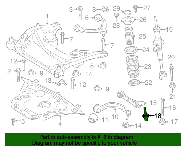 31126777753 - 2010-2019 BMW Ball Joint (31-12-6-777-753) | BMW of South ...
