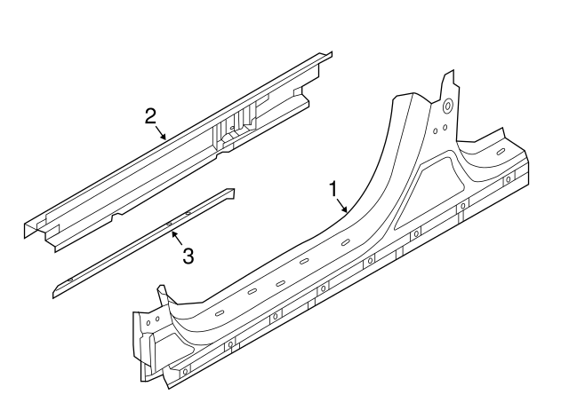 87752-D4000 - Rocker Panel 2016-2018 Kia Optima | Kia.Parts Store