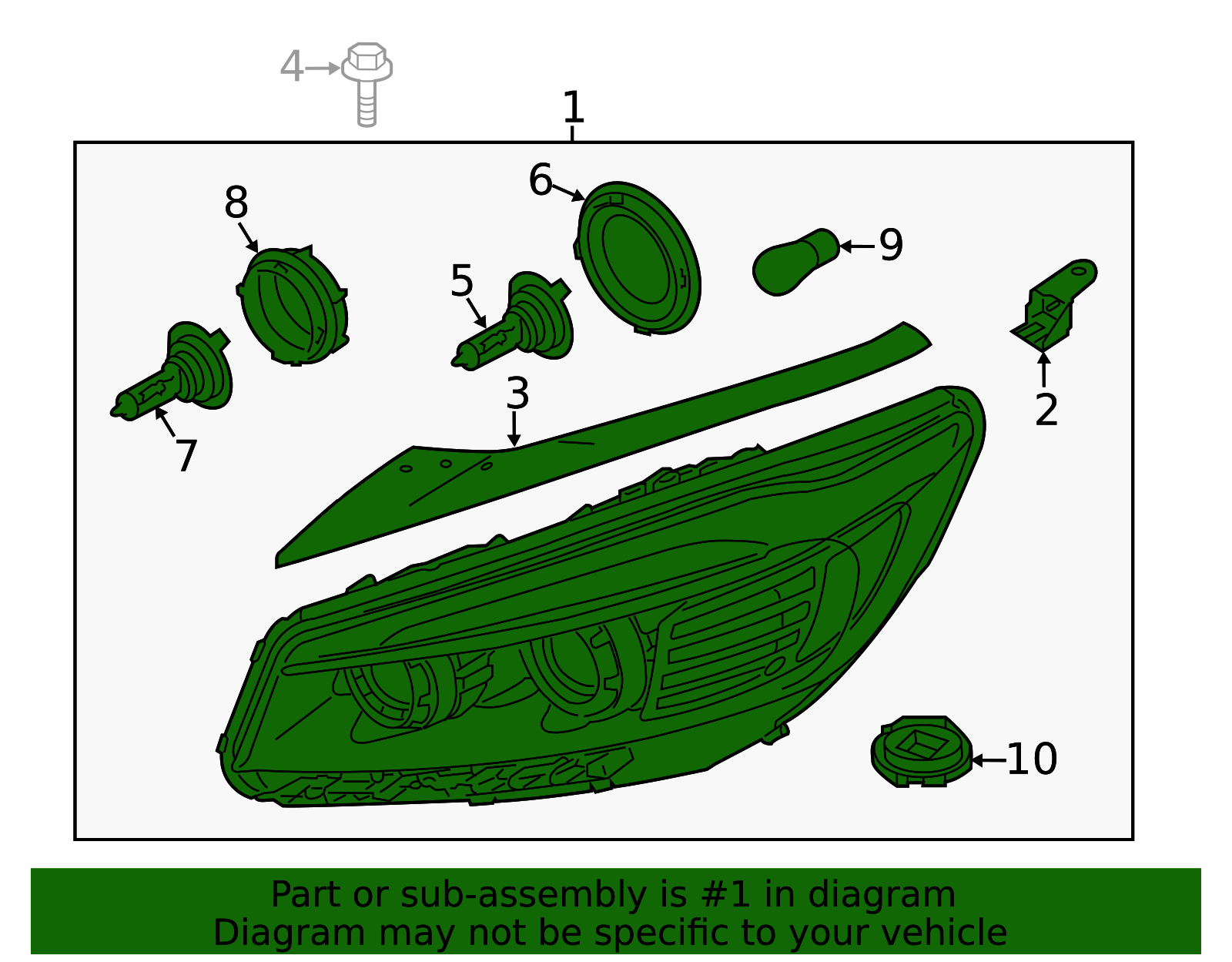 92101-C6510 - Composite Assembly 2019-2020 Kia Sorento | Kia.Parts Store
