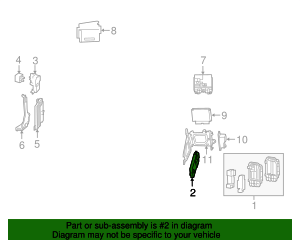 213-540-61-00 - Fuse Box 2019-2020 Mercedes-Benz | Mercedes-Benz USA Parts