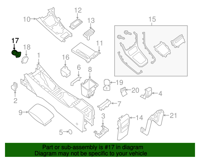 25331-6CA0A - Power Outlet 2013-2024 Nissan | Nissan Parts ...