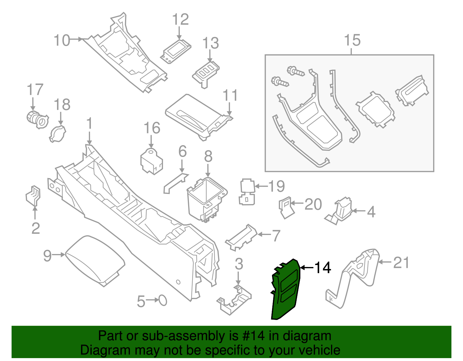 2013-2019 Nissan Sentra Rear Panel 96930-3SG2A | Temecula Nissan Parts