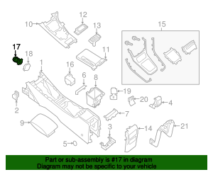25331-6CA0A - Power Outlet 2013-2024 Nissan | Nissan Parts ...