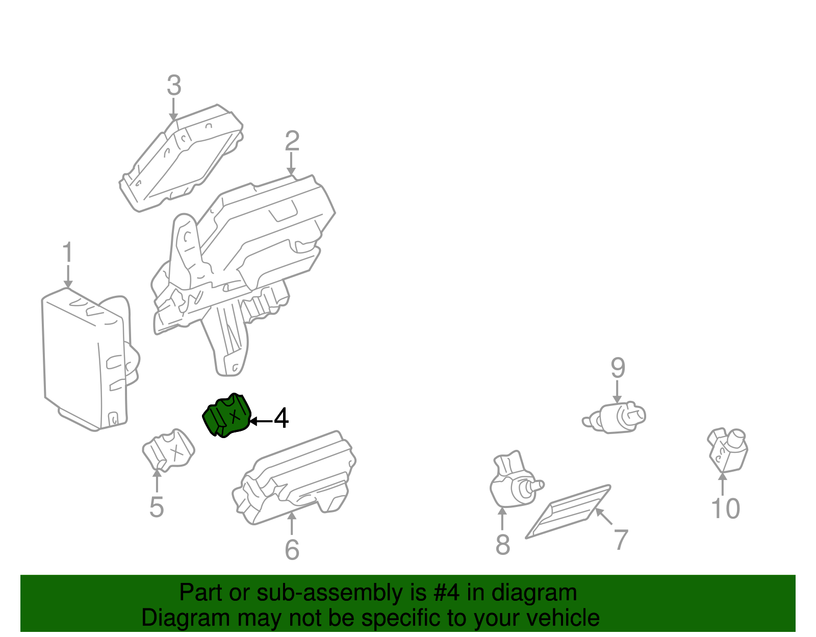 1999-2002 Toyota 4Runner Junction Block 82671-30360 | Toyota Parts Center