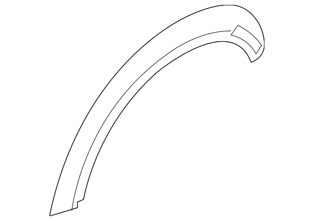 51-77-2-751-322 - Wheel Opening Molding - 2007-2015 Mini Cooper ...