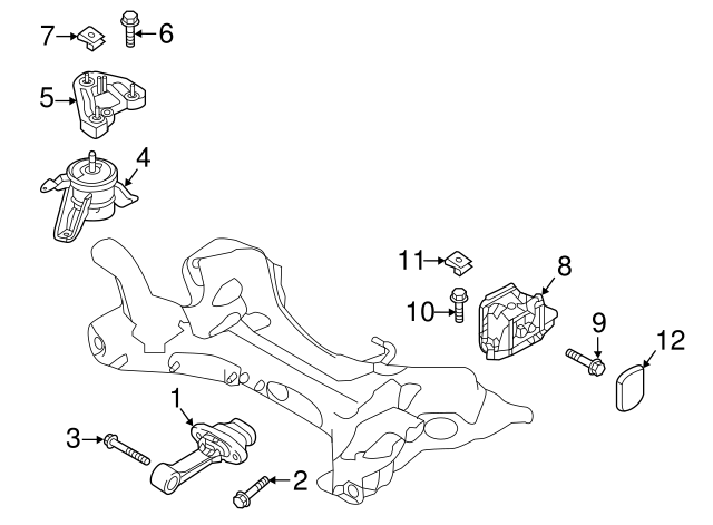 2018-2019 Hyundai Sonata Torque Arm 21950-D4000 | OEM Parts Online