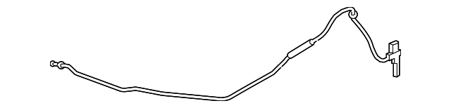 96994962 - Hood Latch Release Handle with Cable and Grommet 2011-2016 ...