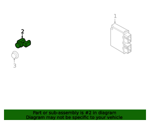 66209826784 - 2019-2024 BMW Sensor (66-20-9-826-784) | BMW of South ...
