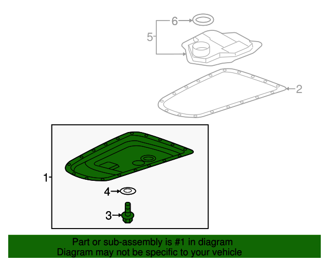 2705A062 - Trans Pan 2015-2023 Mitsubishi | Mitsubishi Direct Parts
