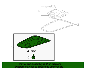2705A062 - Trans Pan 2015-2024 Mitsubishi | Mitsubishi Direct Parts