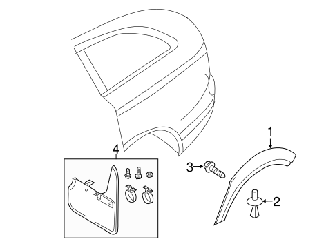 Exterior Trim - Quarter Panel for 2014 Audi allroad | OEM Parts Online