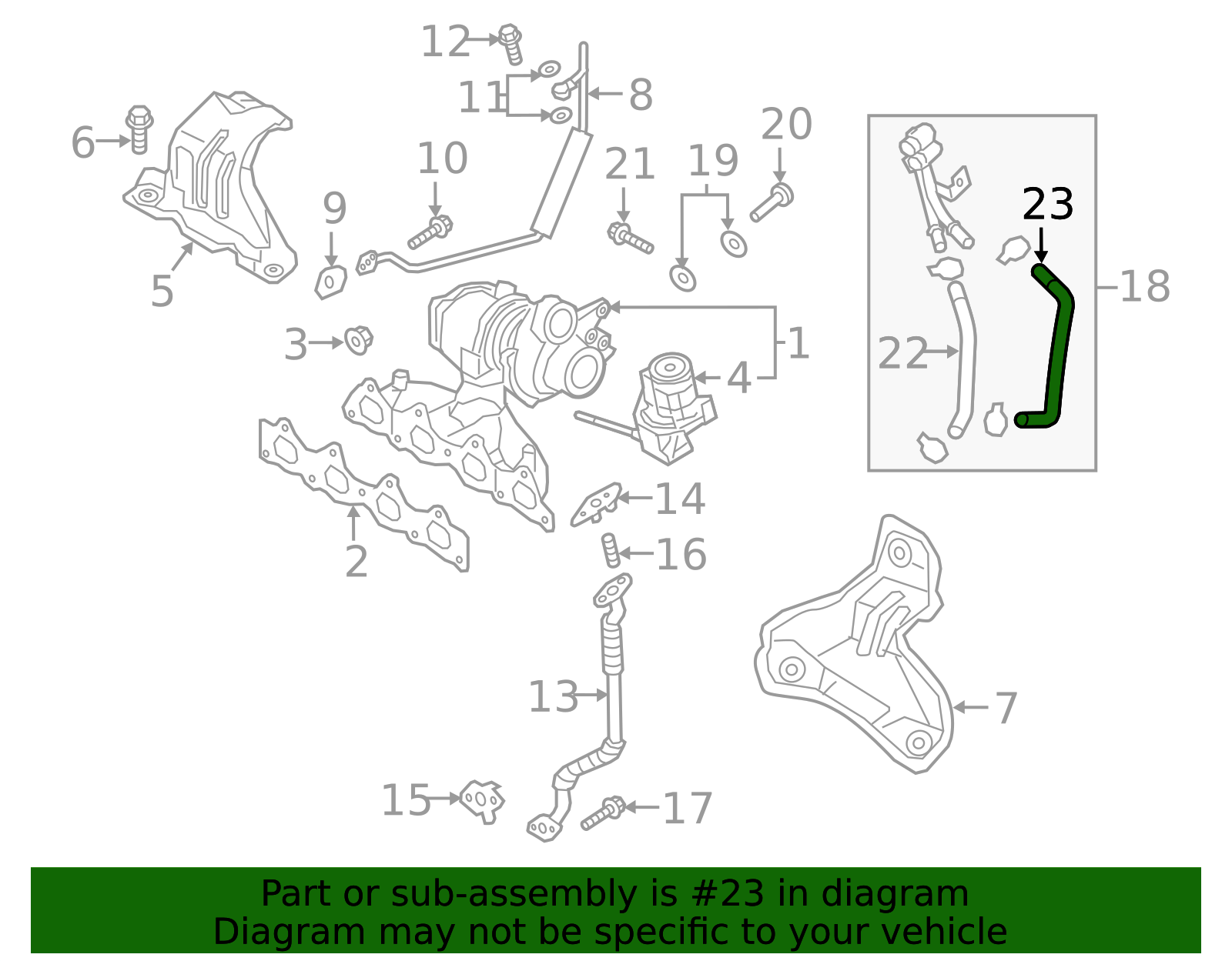 Hyundai - 28238-2B720 - Engine Coolant Hose - 2016-2021 Hyundai | OEM ...