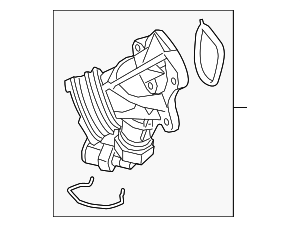 276-200-02-56 - Coolant Inlet Connection Mercedes-Benz USA Parts