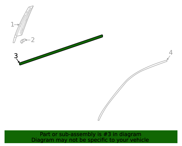 167-720-14-02 - Belt Molding 2020-2023 Mercedes-Benz | Mercedes-Benz ...