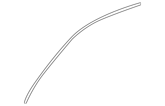 2020-2021 Mercedes-Benz Trim Strip 167-725-22-00 | Mercedes-Benz Parts