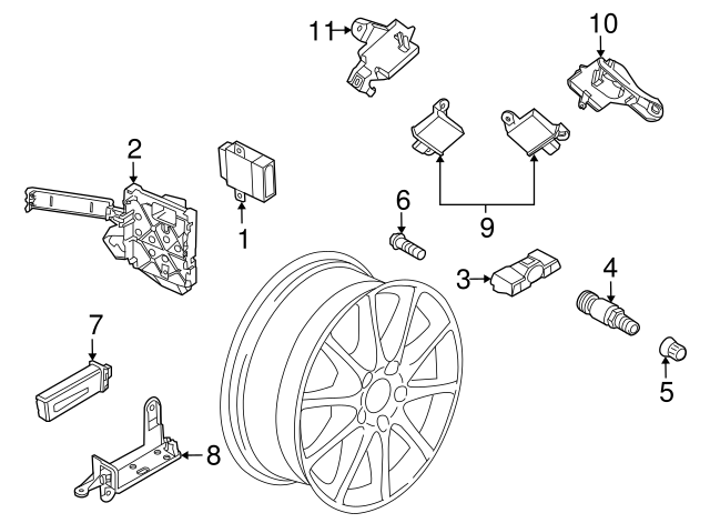 2008-2017 Porsche Sensor 9A7-907-275-06 | OEM Parts Online