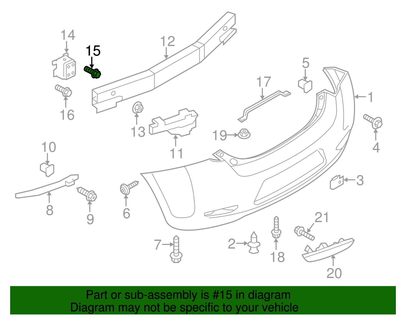85211-3NF0A - Stay Bracket 2013-2025 Nissan LEAF | Nissan Parts ...