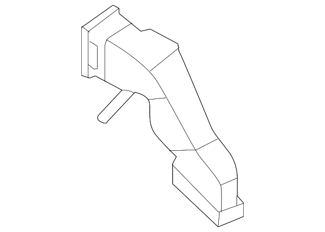 2021-2025 Nissan Rogue Lower Duct 27830-6RR0A | Nissan RVA