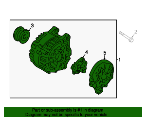 36010604 - Alternator 2015-2022 Volvo | AutoNation Parts