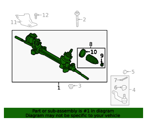 44250-0R012 - Rack And Pinion Assembly 2019-2023 Toyota RAV4 | Ourisman ...