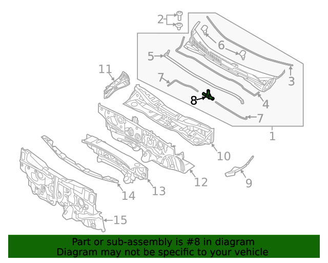 98664-33000 - Washer Hose Connector 2014-2023 Kia | Kia.Parts Store