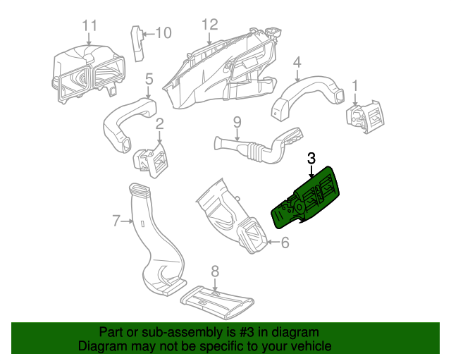 204-830-80-54-9051 - Center Grille 2013-2015 Mercedes-Benz | Mercedes ...