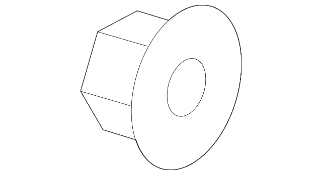 Genuine Toyota Mirror Assembly Nut part# 90178-A0006 for 2002-2023 ...