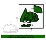 87910-04240 - Door Mirror Right 2016-2023 Toyota Tacoma | Longo Toyota ...