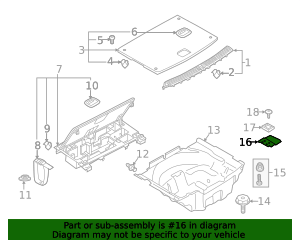 8W0-863-253 - Bracket 2018-2024 Audi | Audi OEM Parts