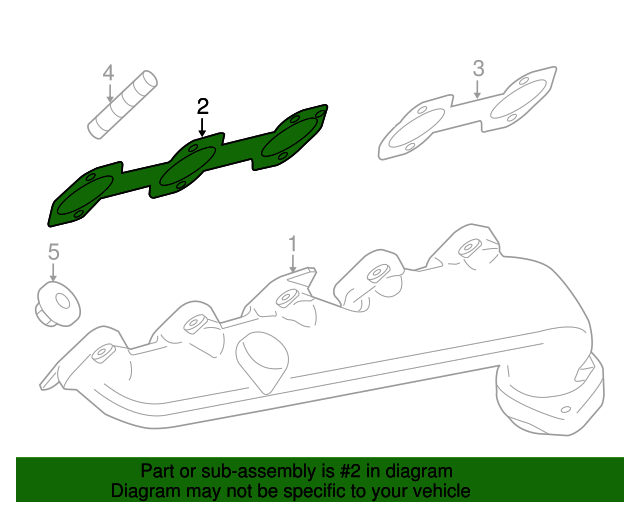 1999-2019 Ford Manifold Gasket BC2Z-9448-A | Varsity Ford