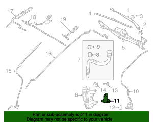 2010-2019 Land Rover Washer Pump LR013950 | OEM Parts Online