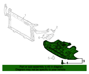 2017-2022 Hyundai Ioniq Lower Shield 29110-G2000 | OEM Parts Online