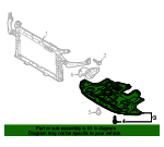 29110-G2000 - Lower Shield 2017-2022 Hyundai Ioniq | Hyundai OEM Part