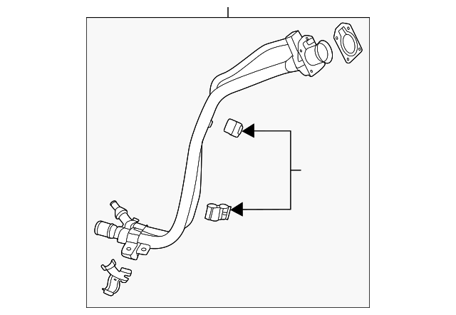 2021-2023 Hyundai Fuel Filler Neck 31030-AA500 | OEM Parts Online