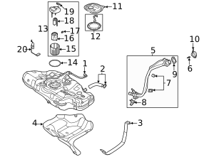 Genuine Fuel Pump for 2021-2024 Hyundai | Part# 31111-C9000 | Hyundai ...