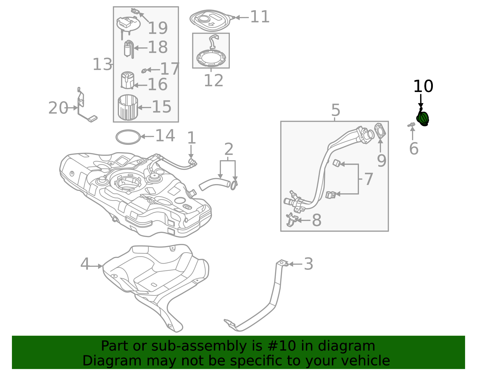 Genuine Cap for 2021-2025 Hyundai | Part# 31010-R5000 | Hyundai OEM ...