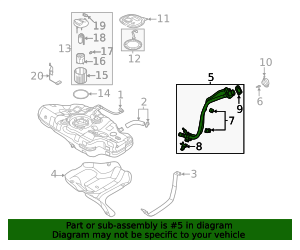 2021-2023 Hyundai Fuel Filler Neck 31030-AA500 | OEM Parts Online