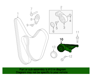 2017-2024 Porsche Pulley Assembly 0PB-145-823-A | Sunset Porsche Parts