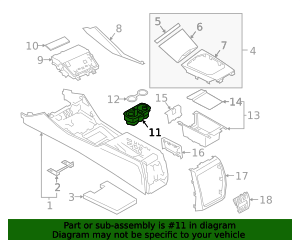 Genuine BMW 51-16-6-809-803 | Cup Holder | FREE Shipping on Most Orders ...
