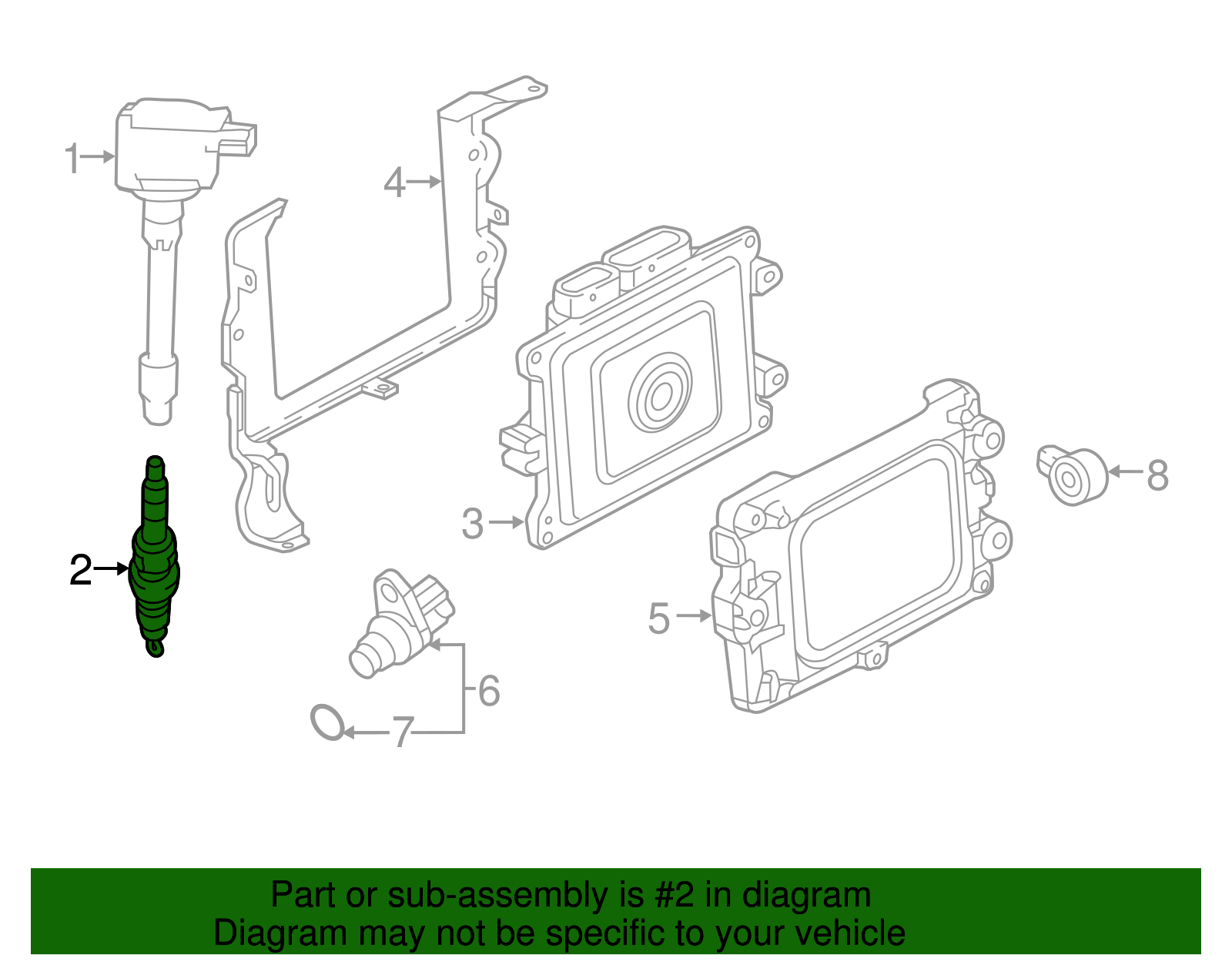 2018-2025 Honda Spark Plug 12290-6A0-A01 | Honda Factory Parts