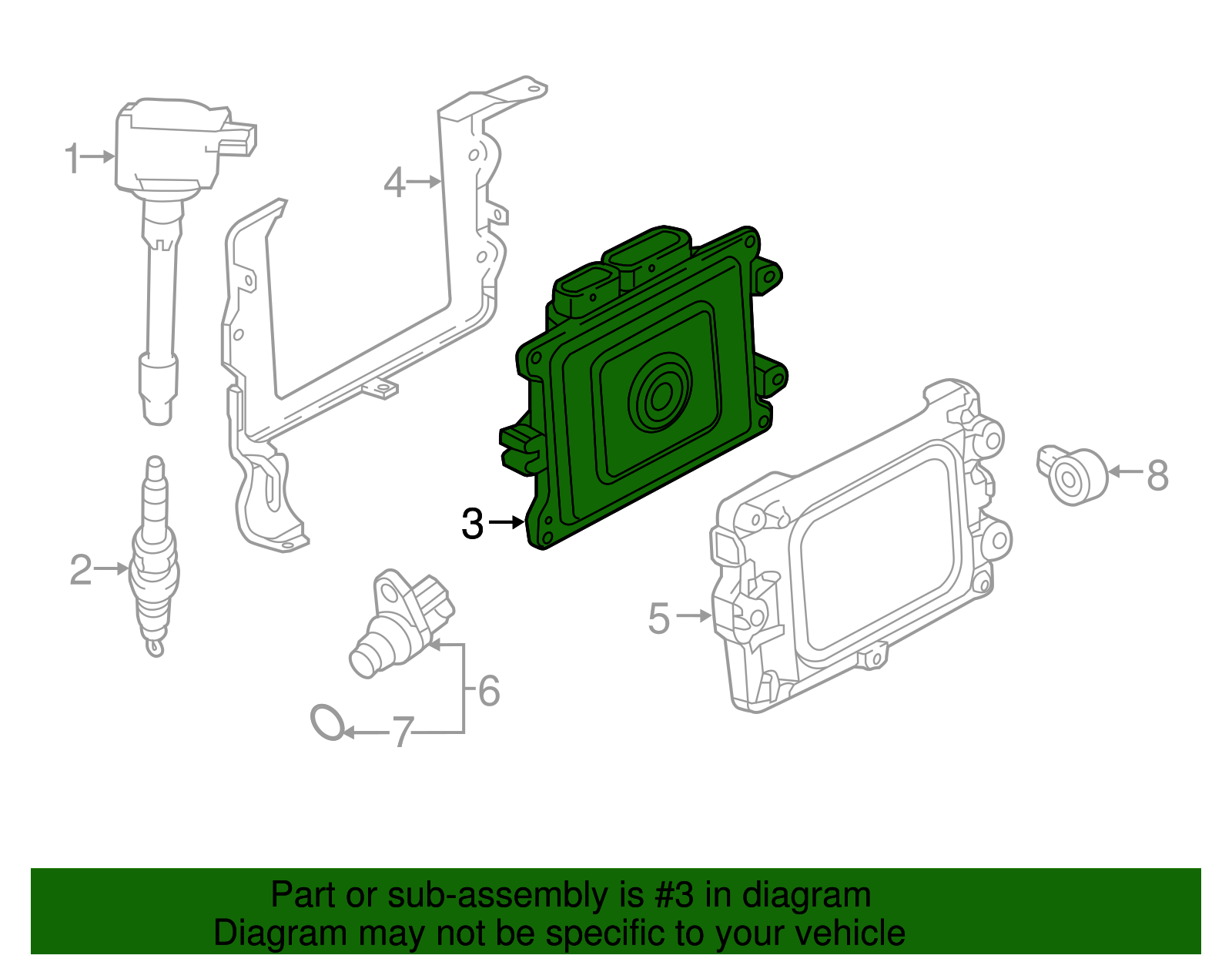 37820-6A0-A85 - Engine Control Module (ECM) 2018 Honda Accord | Honda ...