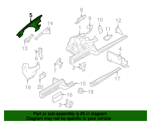 41-21-7-145-352 - Upper Rail - 2006-2012 BMW | BMWPartsHub